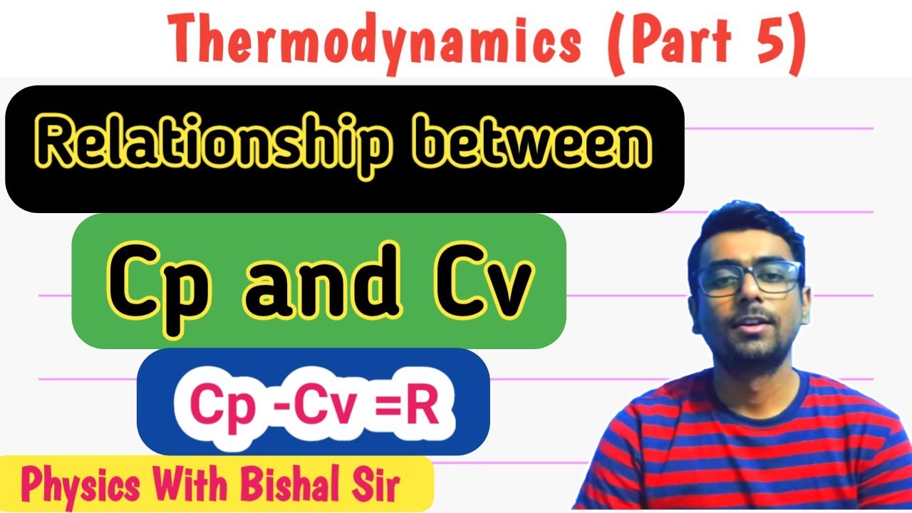 Cp and Cv relationship (Part 5) | Thermodynamics Class 11 - YouTube