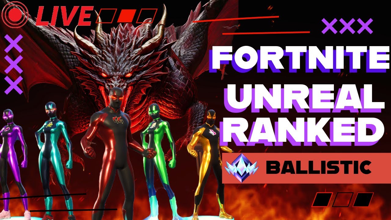 🔴LIVE - SWEAT MODE ACTIVATED!!! | Fortnite Unreal Ranked Live Stream ...