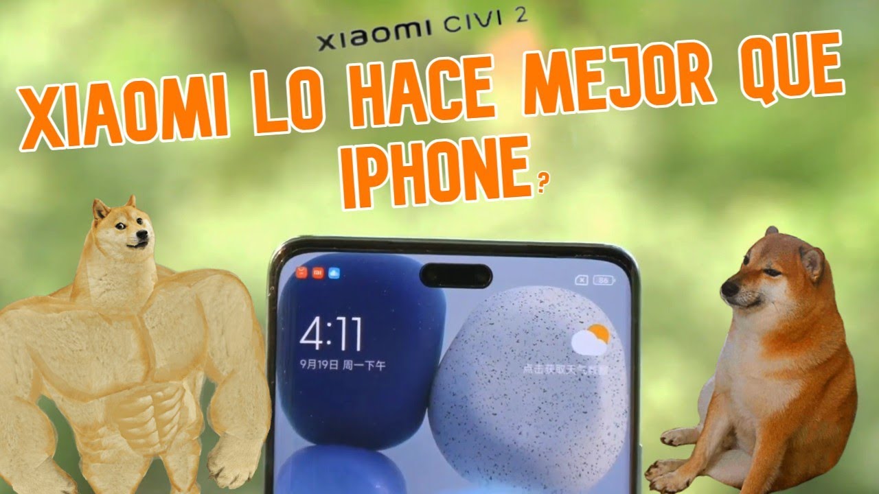 IPHONE COPIO A XIAOMI ? O COMO ES ? , XIAOMI CIVI 2 EL MAS SEXY! - YouTube