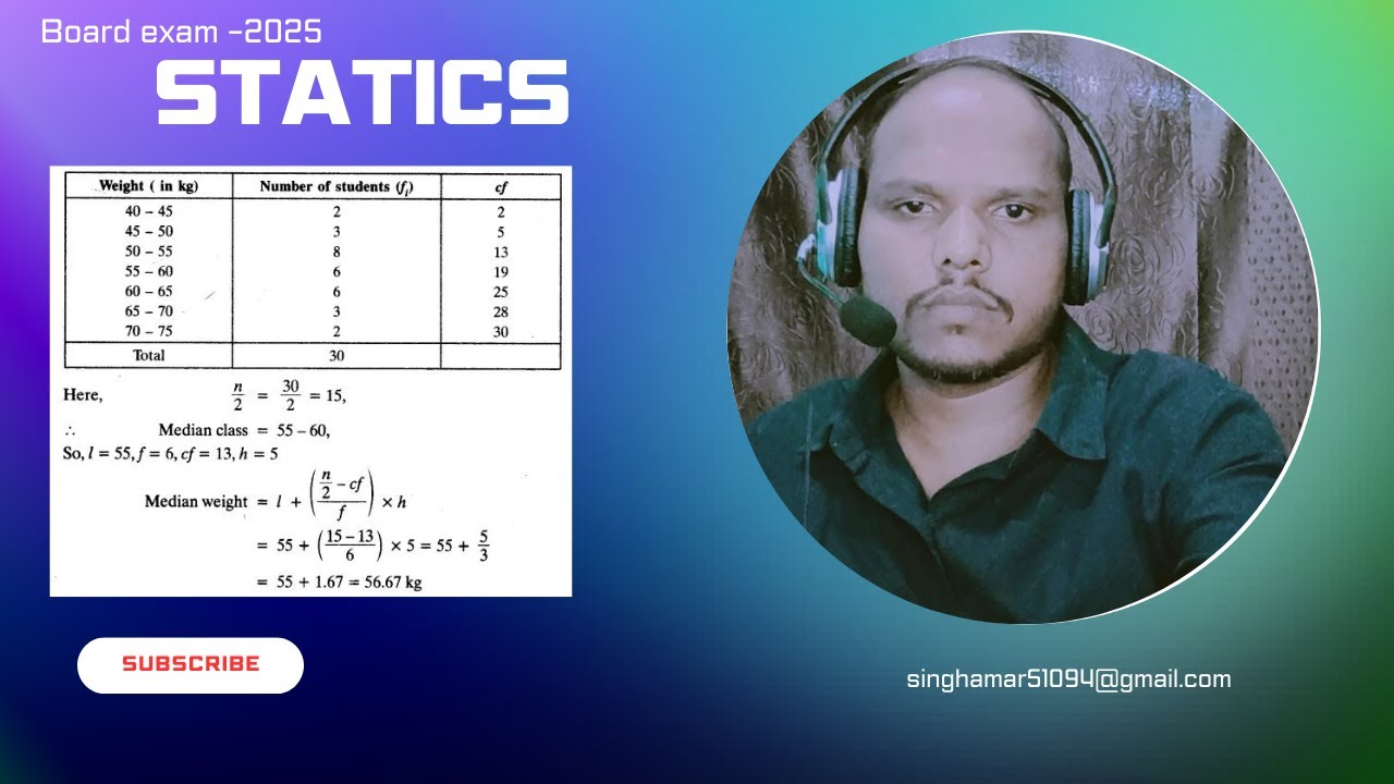 Statics class -10 #statics #board #exam #2025 - YouTube