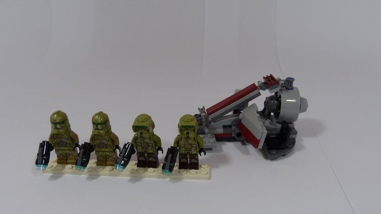 LEGO Star Wars - 75035 Kashyyyk troopers speedbuild - YouTube
