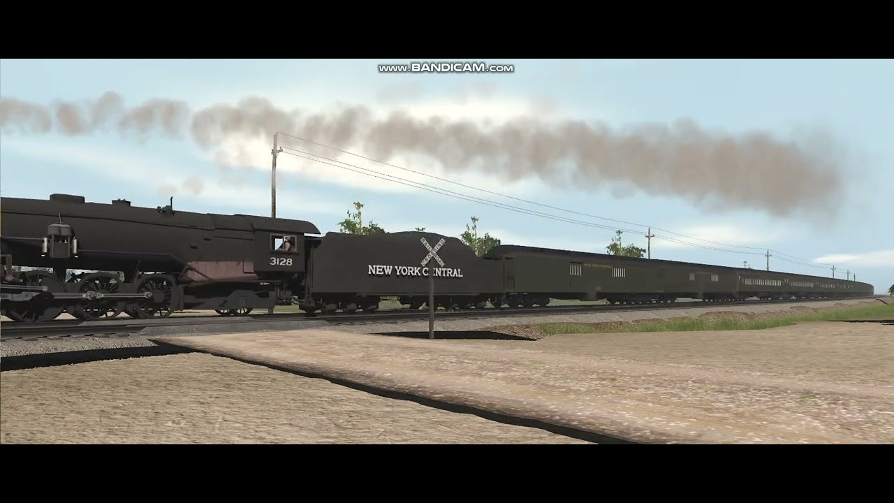 New York Central L4a Mohawk Steam Passenger Runby - YouTube