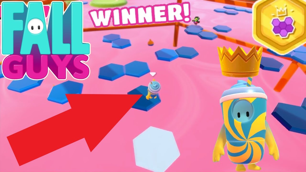 WINNING in FALL GUYS with the BLUE FREEZE (Slurpee) skin!!! - YouTube