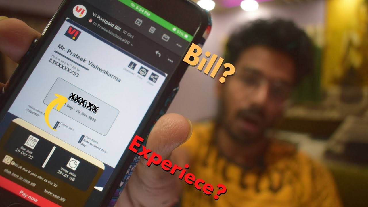 VI Postpaid one month Bill Experience | How to Pay VI Postpaid Bill ...