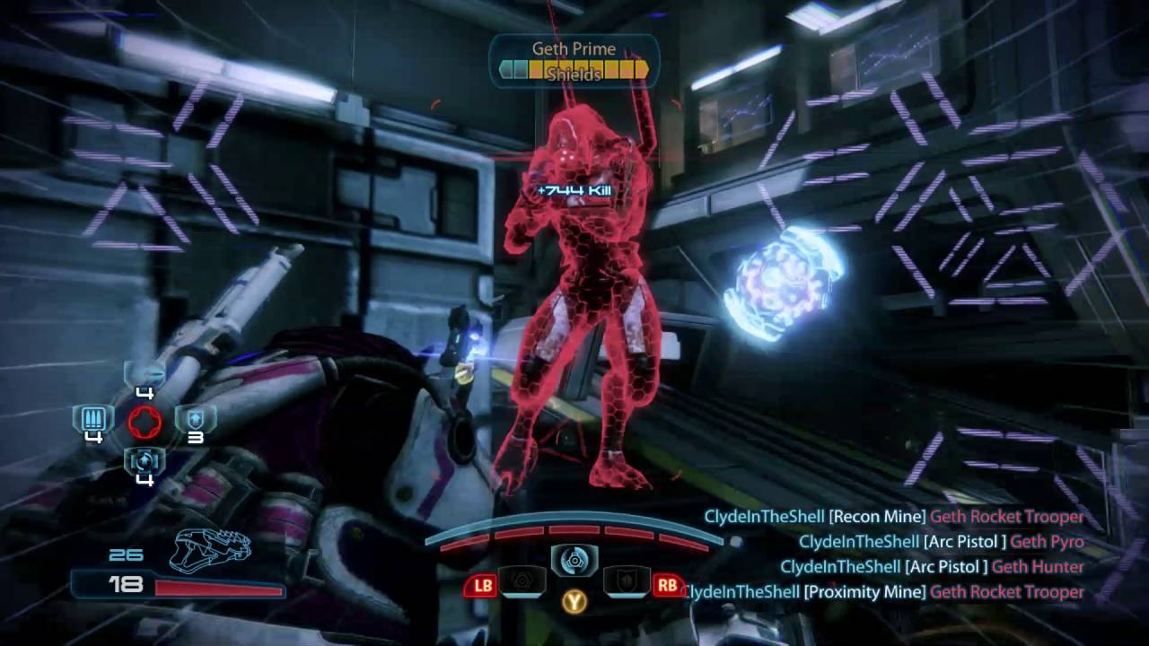 ME3 Multiplayer Gold Solo: Volus Engineer | Arc Pistol | Glacier| Geth ...