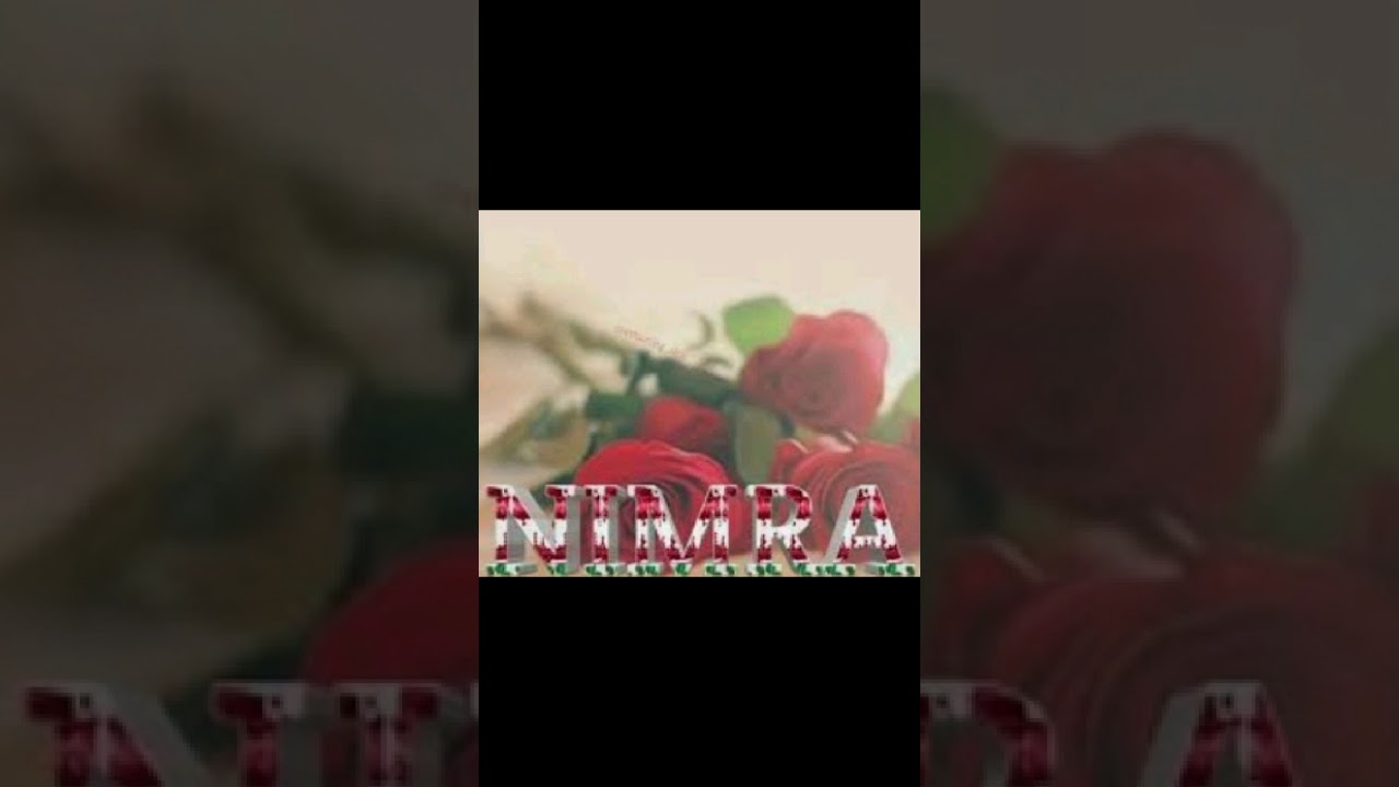 Nimra Name Logo