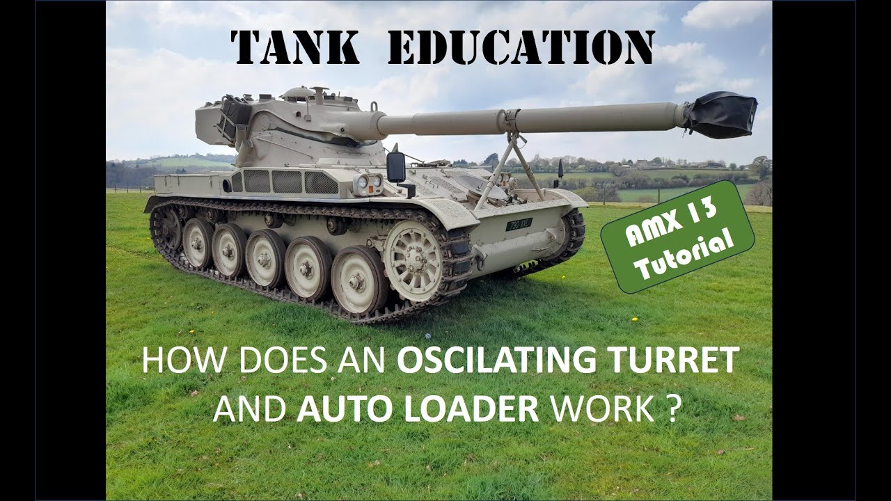 AMX13 oscillating turret and auto loader explained. Military technology ...