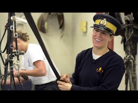 The RCMP Musical Ride's Cst. Allison Barker - YouTube