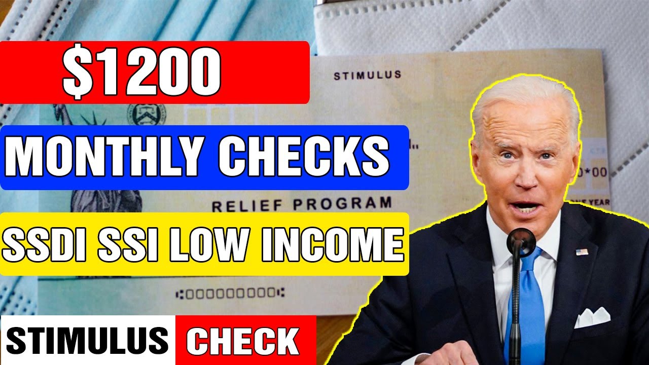 Stimulus Check Update - $1200 Monthly Checks for Social Security SSDI ...