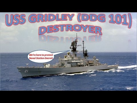 USS Gridley (DDG 101) Destroyer Arriving At Naval Station Everett - YouTube
