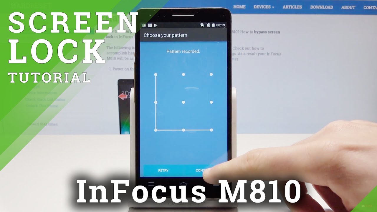 How To Set Up Screen Lock In InFocus M810 Add Password Pattern how-to-set-up-screen-lock-in-infocus-m810-add-password-pattern