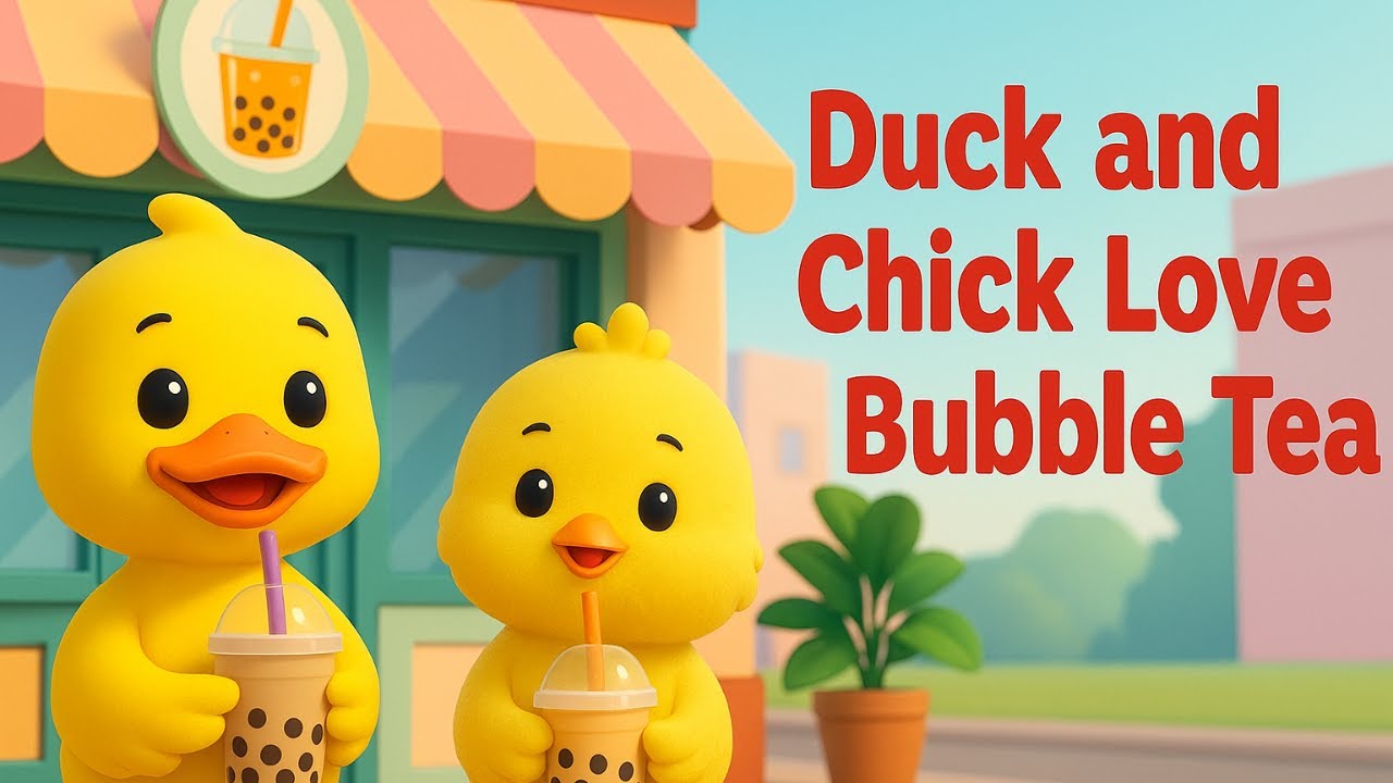 Duck & Chick Love Boba – A Sweet Bubble Tea Story + Song! - YouTube