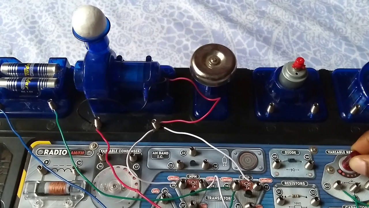 Speed-adjustable Blower | Experiment 55 | Tronex 100+ Circuit Science ...