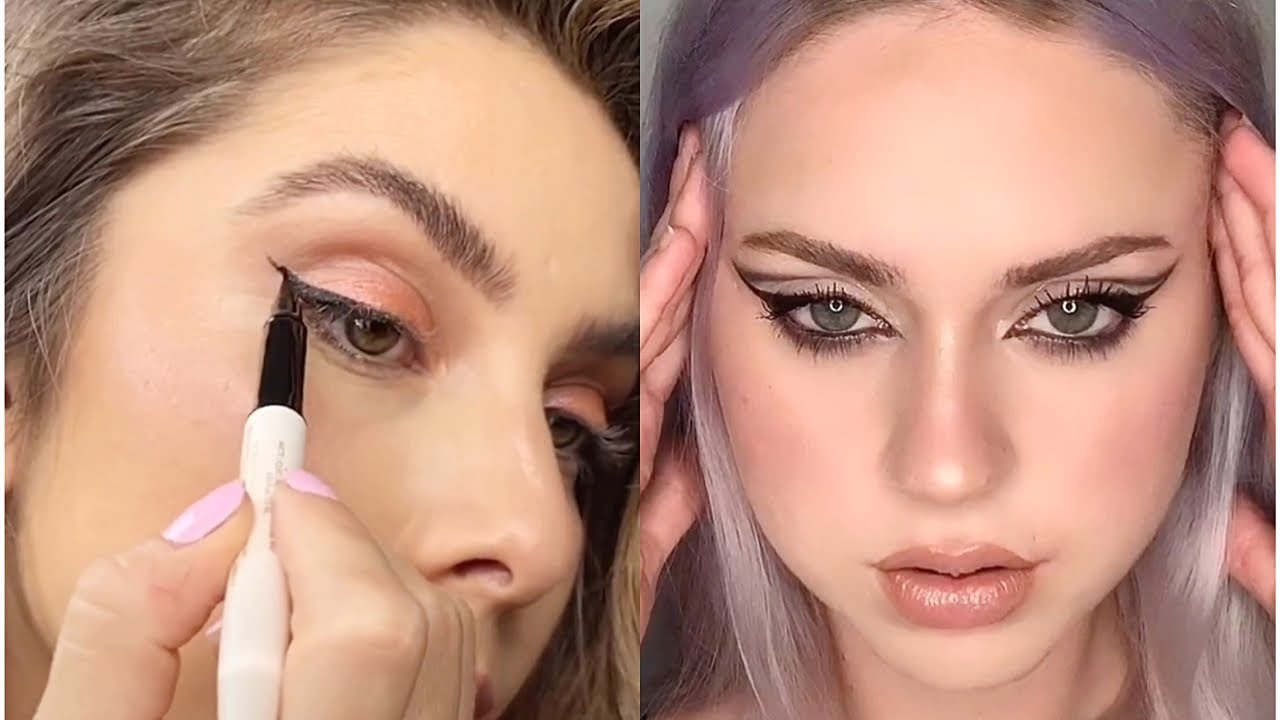 Best Eye Liner Hacks ~ Makeup Tutorial Compilation - YouTube