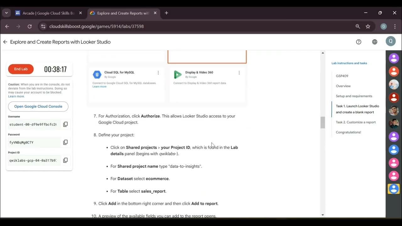 Explore and Create Reports with Looker Studio #GSP409 #looker #qwiklabs #arcade #gcp solution ☁️ ...