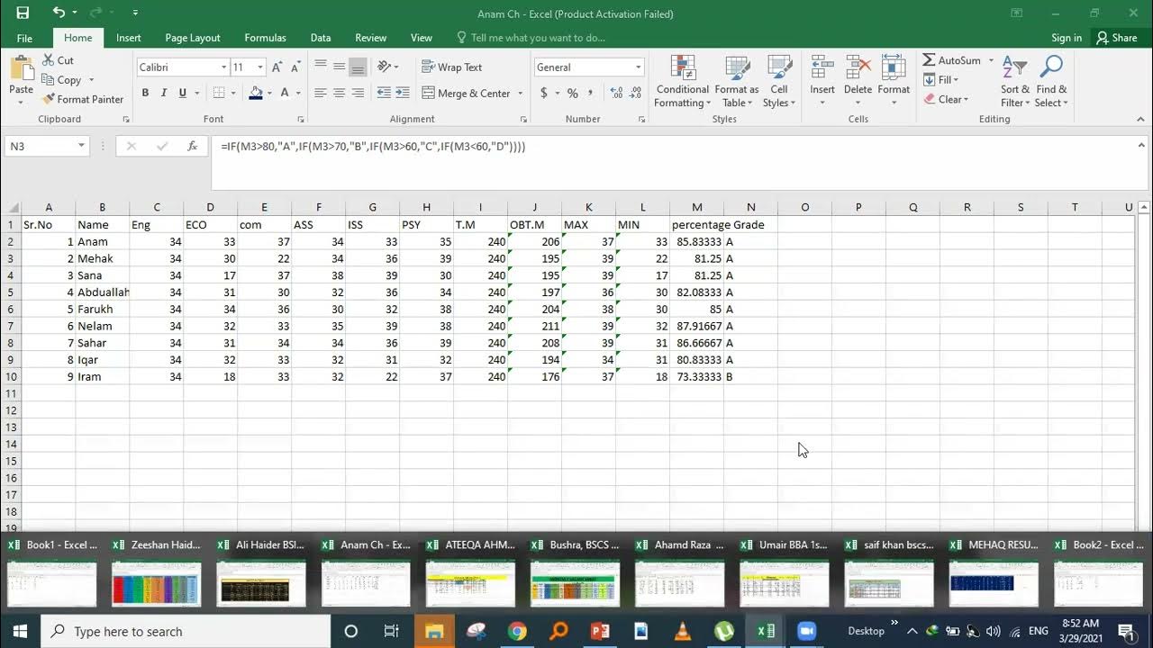MS Excel Lecture 2 Complete course - YouTube