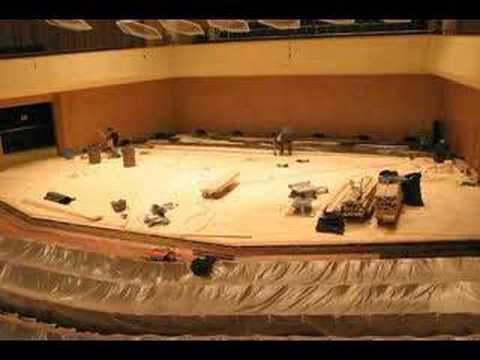 Concert Stage Construction Set to Music - YouTube