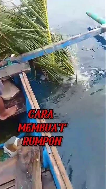 cara membuat rumpon ikan laut#short#ikan kakap merah - YouTube