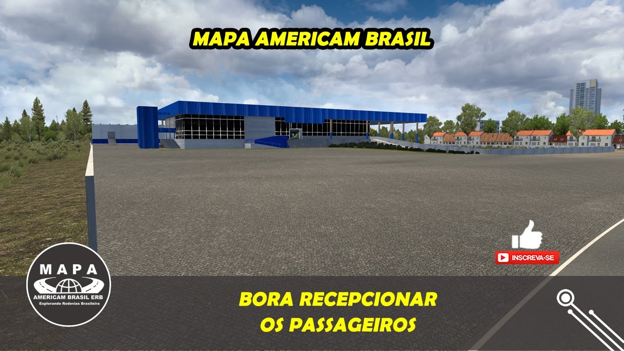 MAPA AMERICAM BRASIL - Bora Recepcionar os Passageiros - YouTube