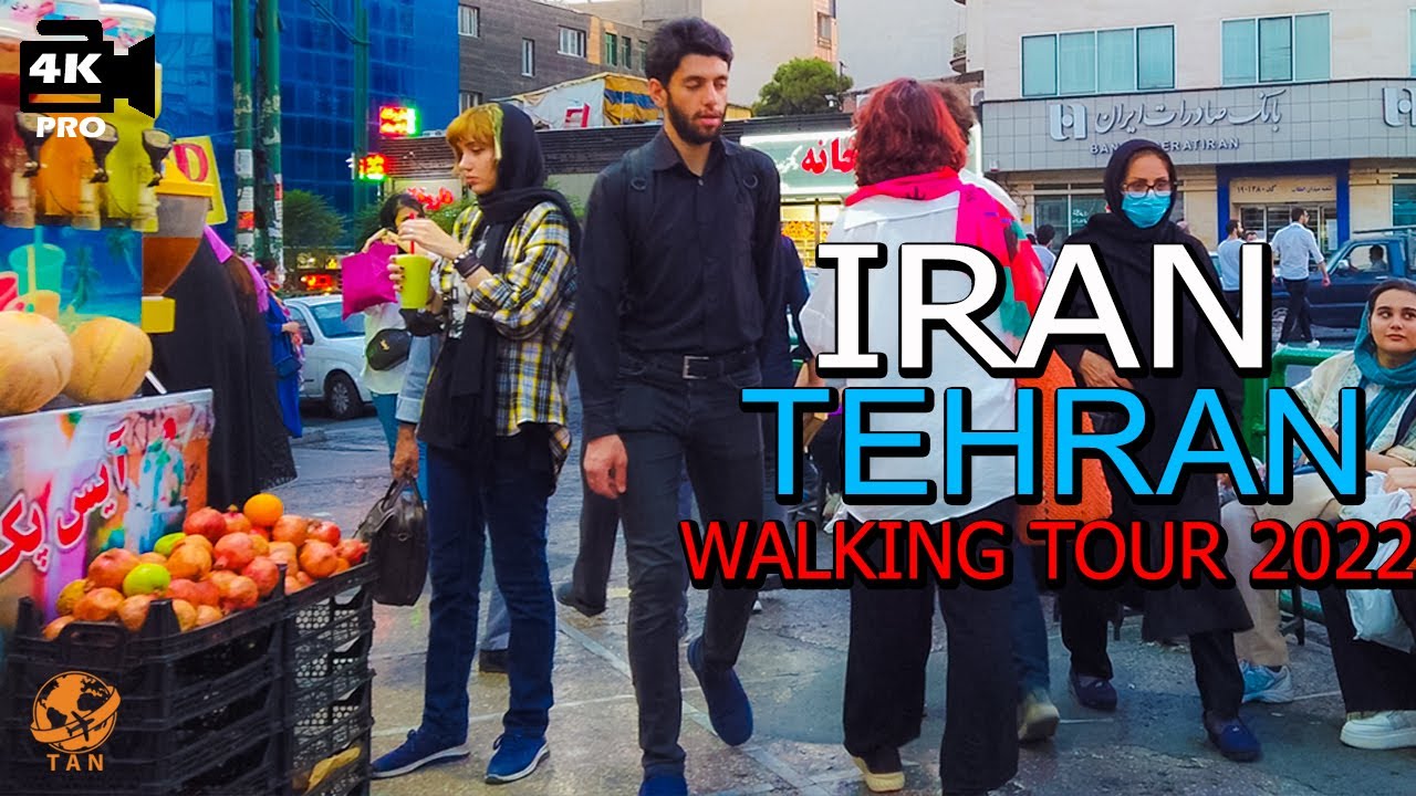 IRAN - Walking Tour on Enghelab Street to Hor Square in Tehran 2022 ...