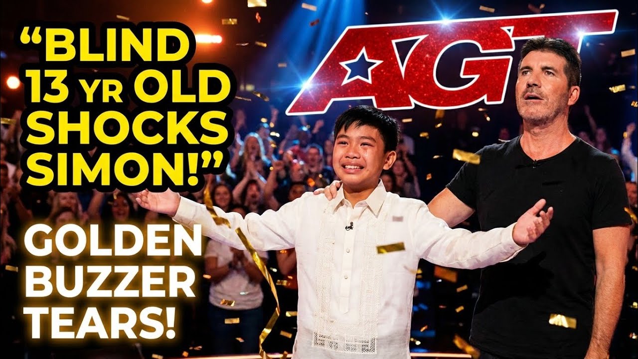 13-Year-Old Blind Filipino Boy Shocks Simon Cowell and Earns Golden ...