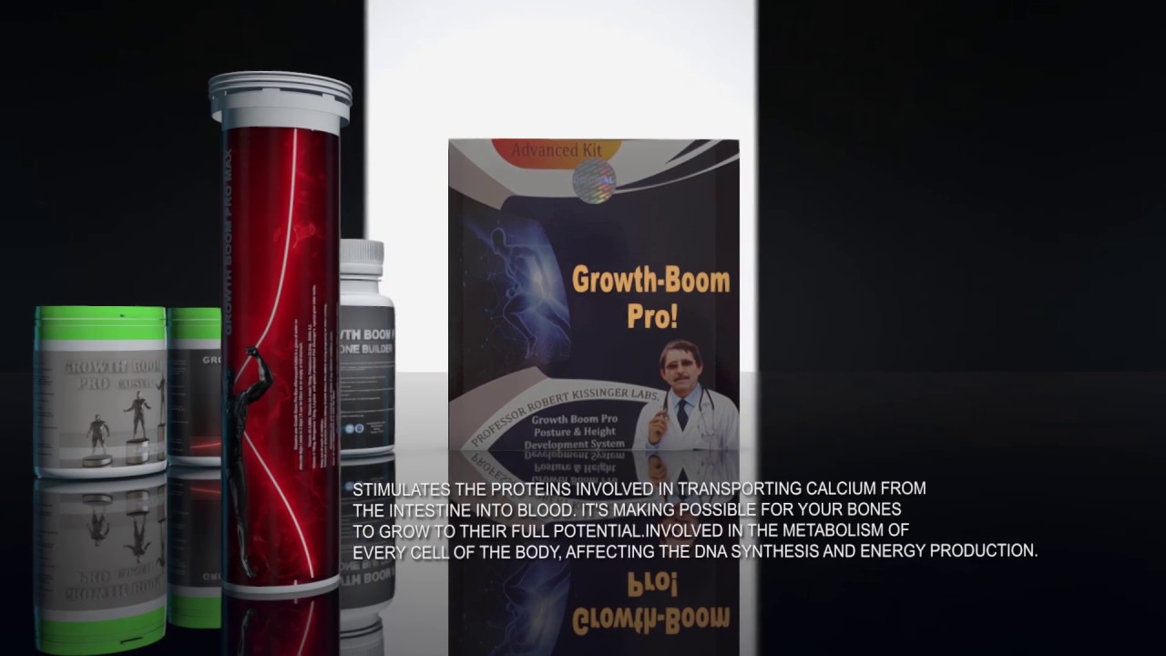 Growth Boom Pro - Grow Taller Supplement | Height Enhancer - YouTube