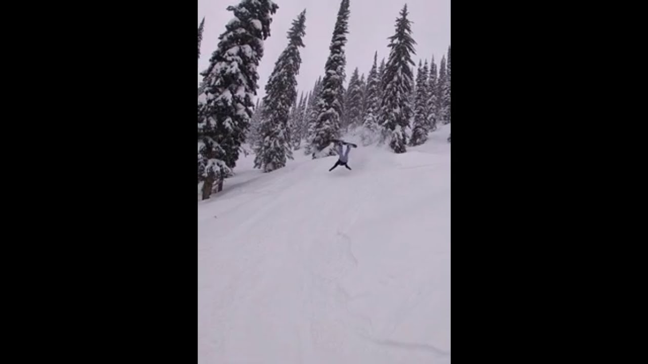 Girl Flew And Landed Hard On Her Back While Snowboarding - YouTube