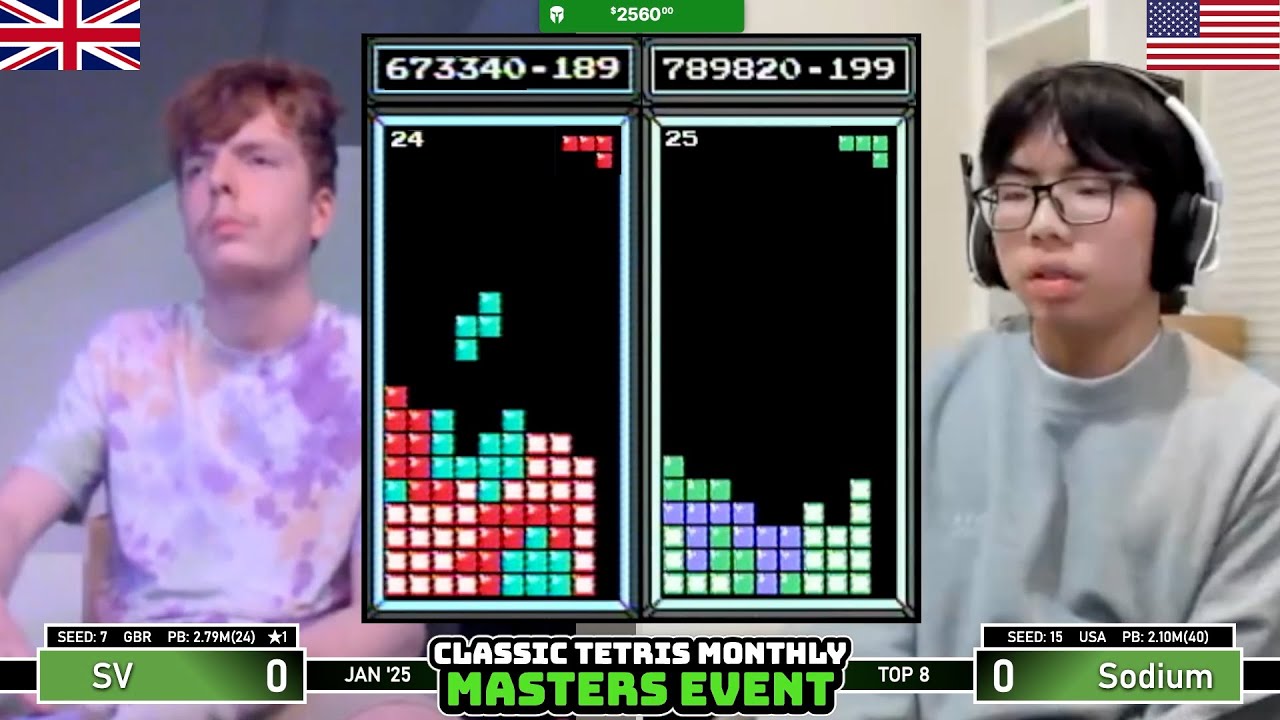 TOO MANY GAPS!! SV, Sodium | Top 8 | Classic Tetris Monthly Masters ...