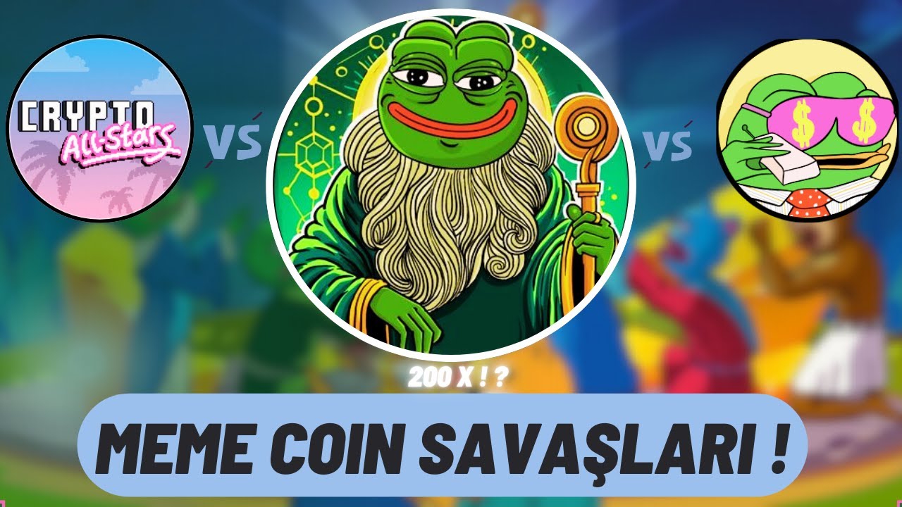 "CRYPTO ALL-STARS VS WALL STREET PEPE VS PEPETO: 2025'TE KİM MEMECOİN ...