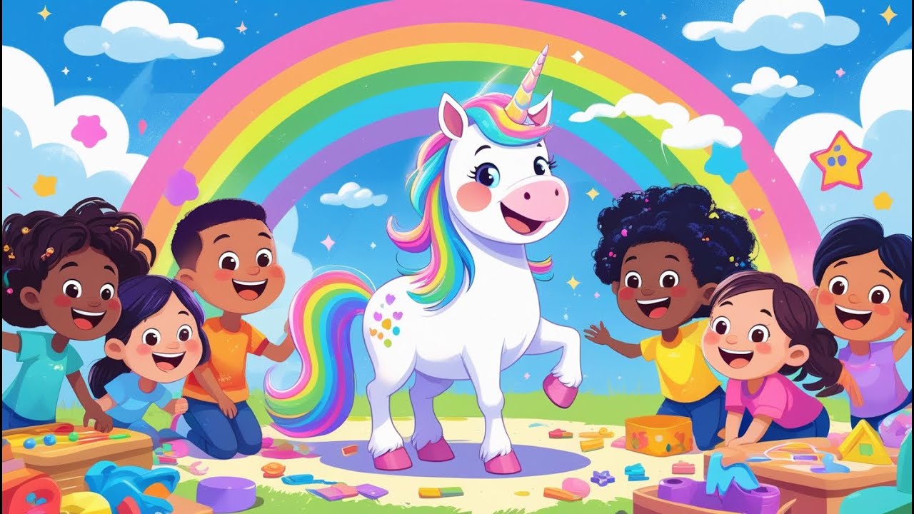 Aprende los Colores del Arcoíris | Canción Infantil para Niños 🌈 - YouTube