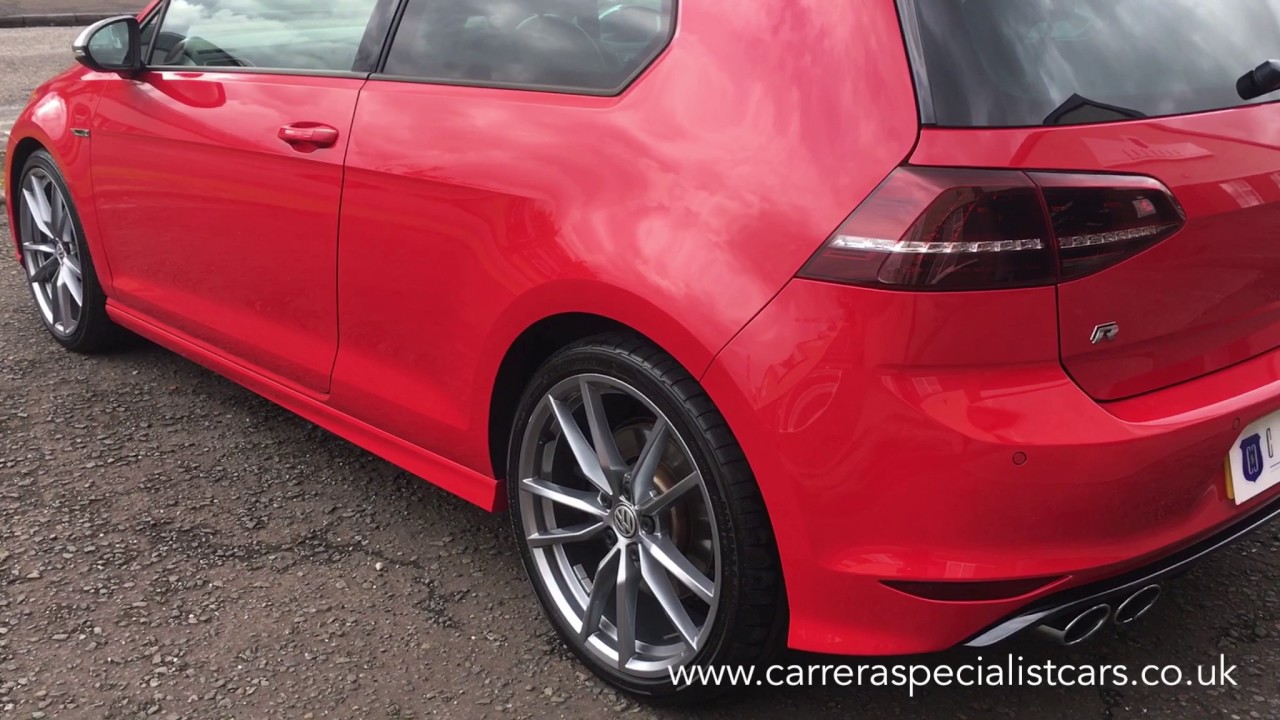 VW Golf R 2014/64 Red Walk Round - YouTube