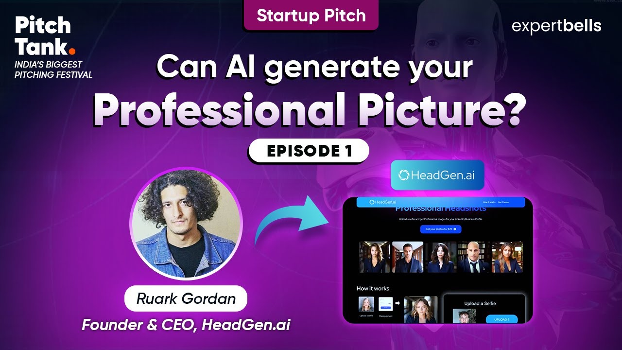 Pitch Tank S1 | Ep:1 - Can AI Generate Your Perfect Headshot? - YouTube
