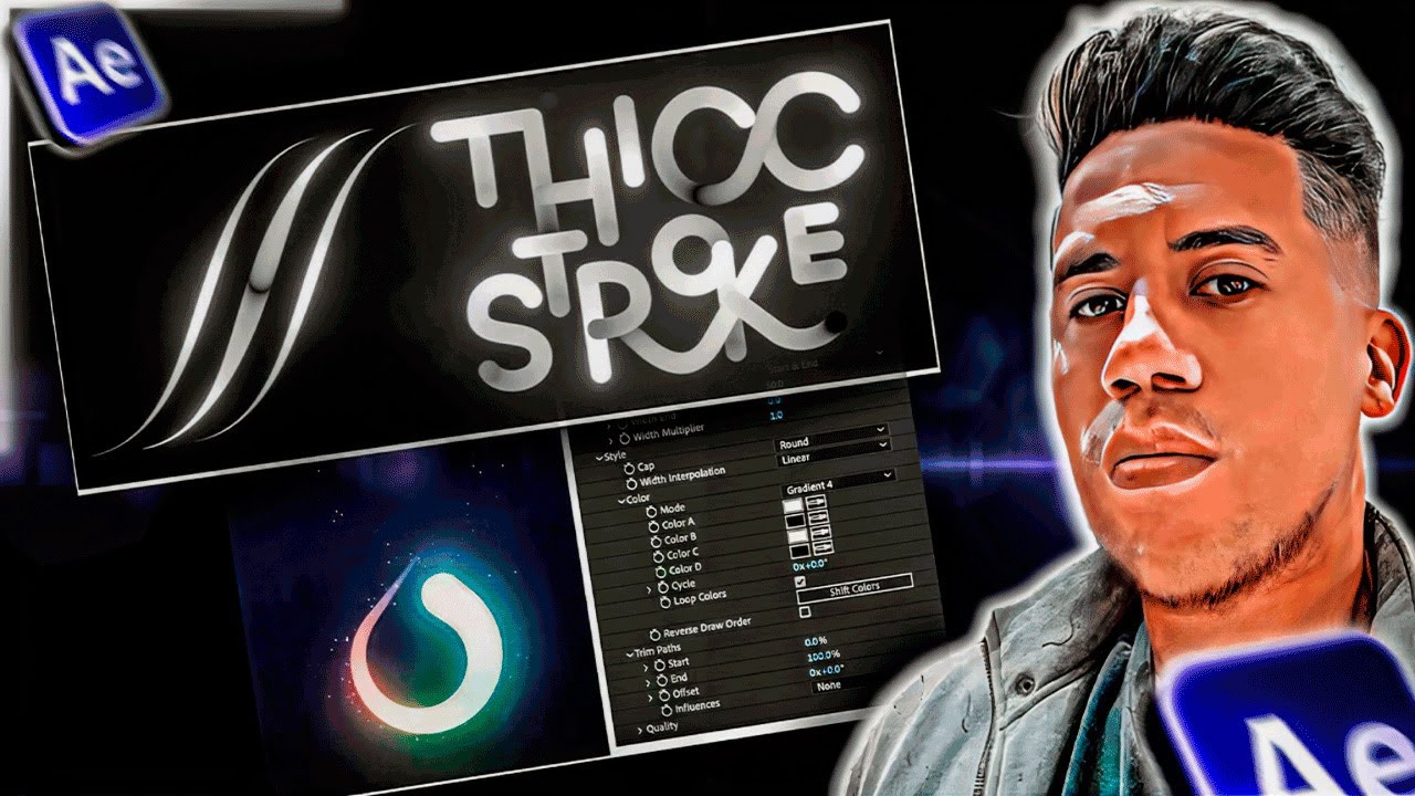 Free Plugin Thicc Stroke After Effects - YouTube