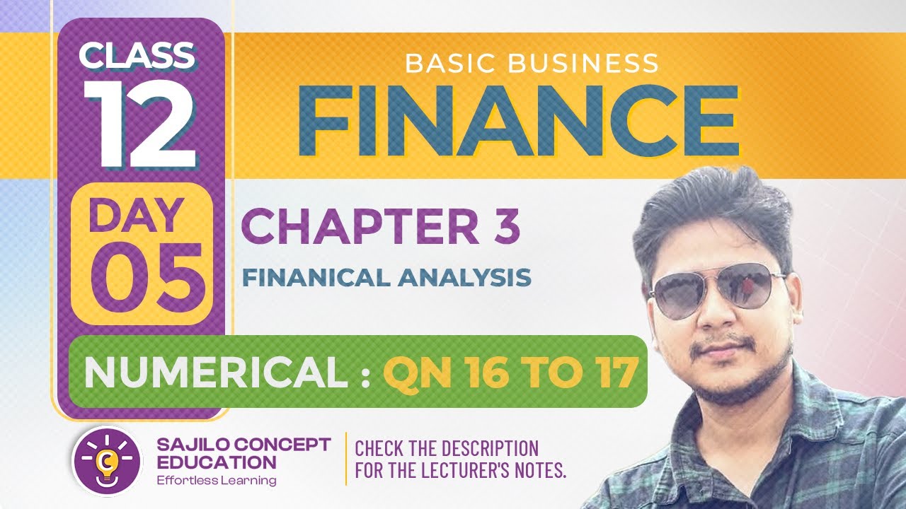 Class 12 Business Finance | Chapter 3: Leverage Ratio Concept + Qn 16 ...