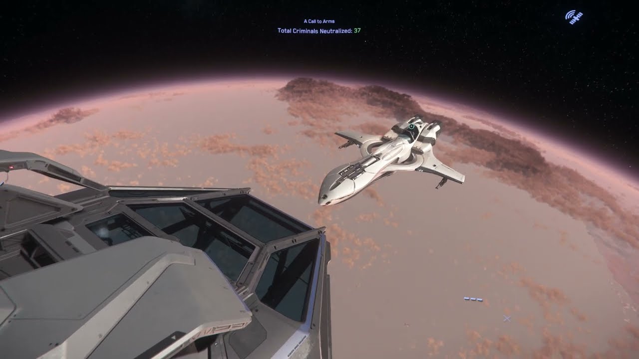 "Kruger P-52 Merlin" ship first look. Going to the sea at Hurston. NO ...