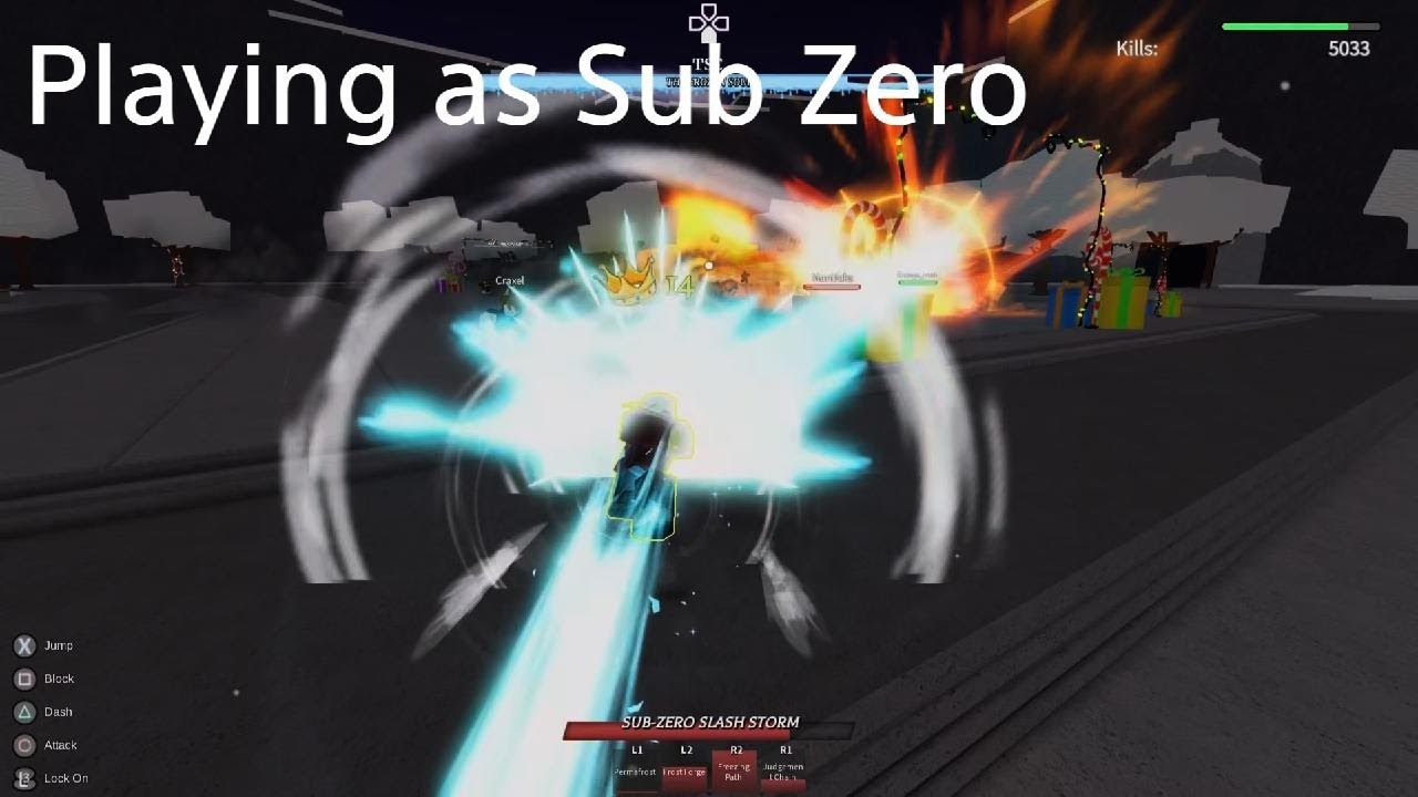 Playing as frozen soul in tsb - YouTube