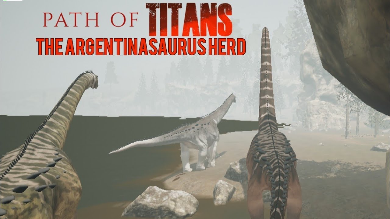Path of Titans(PoT): The Argentinosaurus Herd - YouTube