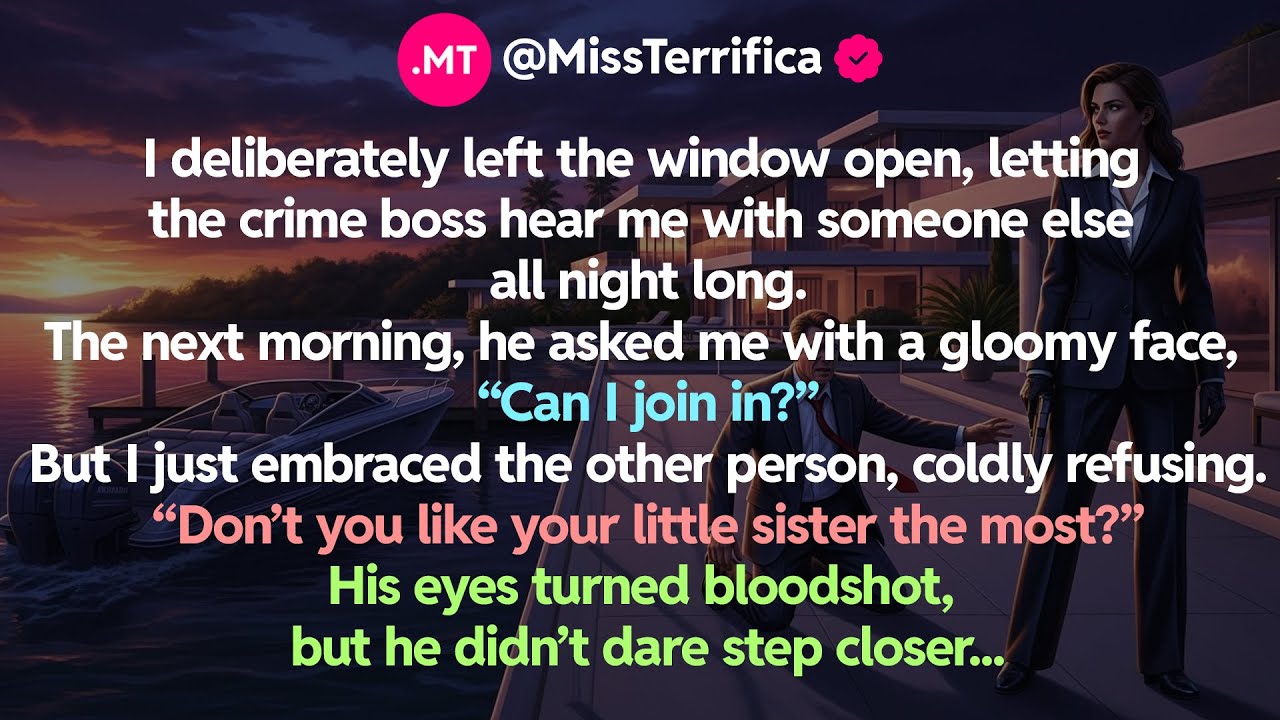 I deliberately left the window open, letting the crime boss hear me ...