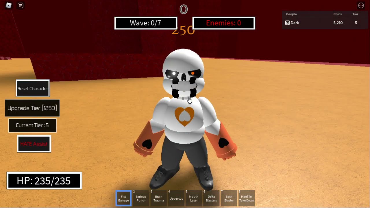 Undertale Soul Ops Delta!Sans showaces - YouTube