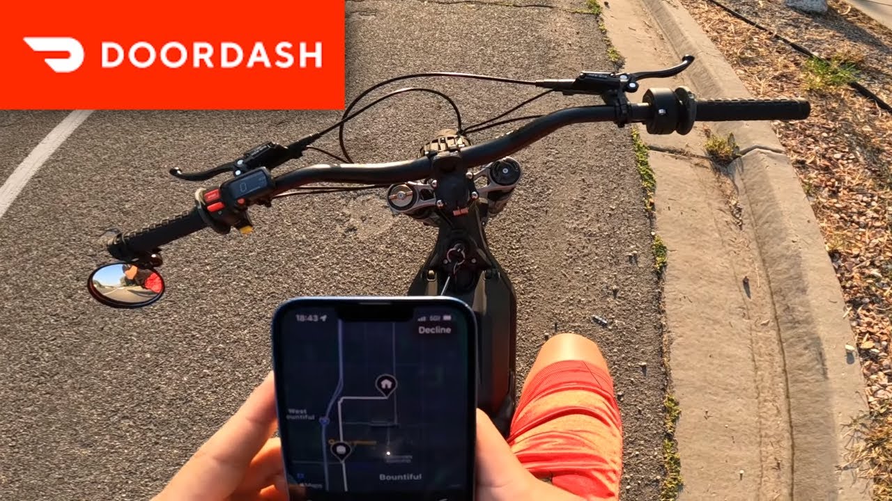 $37 DOORDASH DELIVERY ON A SUR RON X EBIKE - YouTube