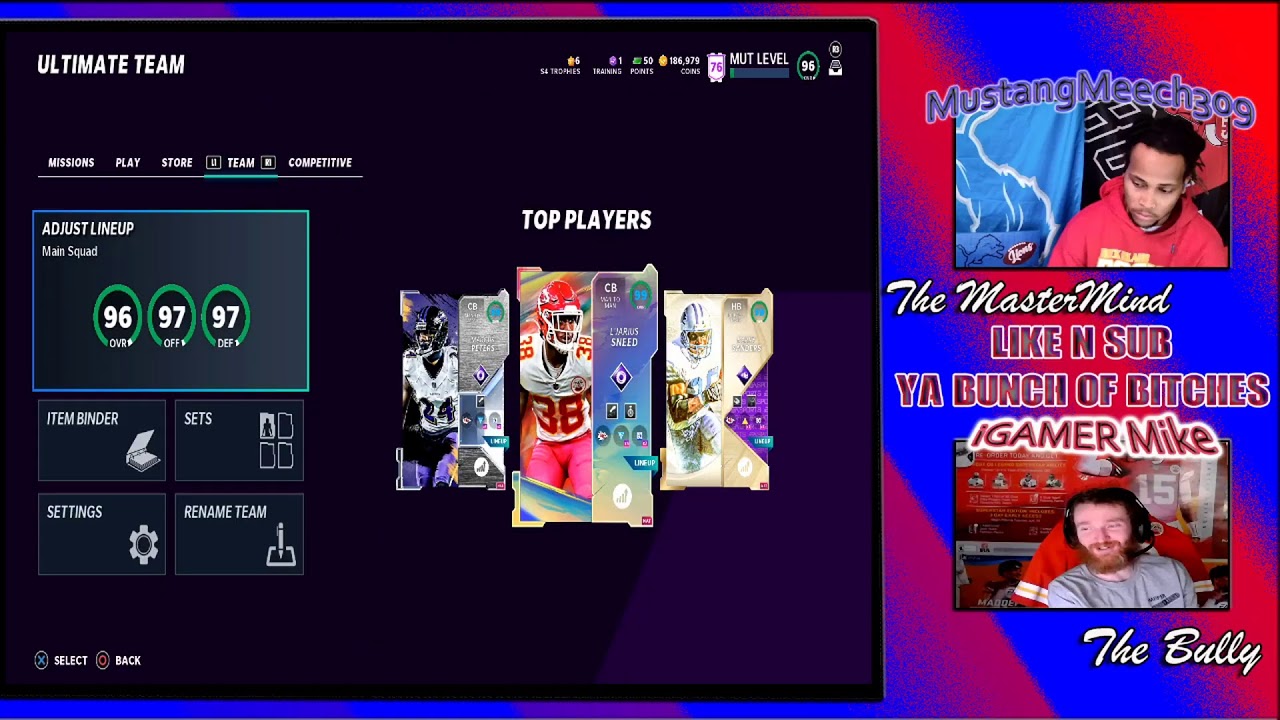Madden 21 Mut 21 Gameplay - H2H Duos Live with MustangMeech309 and ...