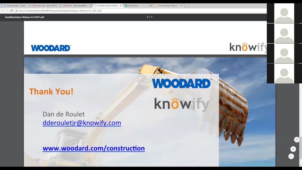 Webinar | QuickBooks Online sync overview and best practices | Knowify - YouTube
