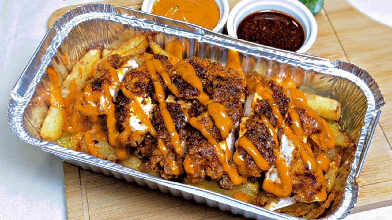 Hot Chicken & Fries Bowl Recipe | Nashville Hot Chicken Recipe ...