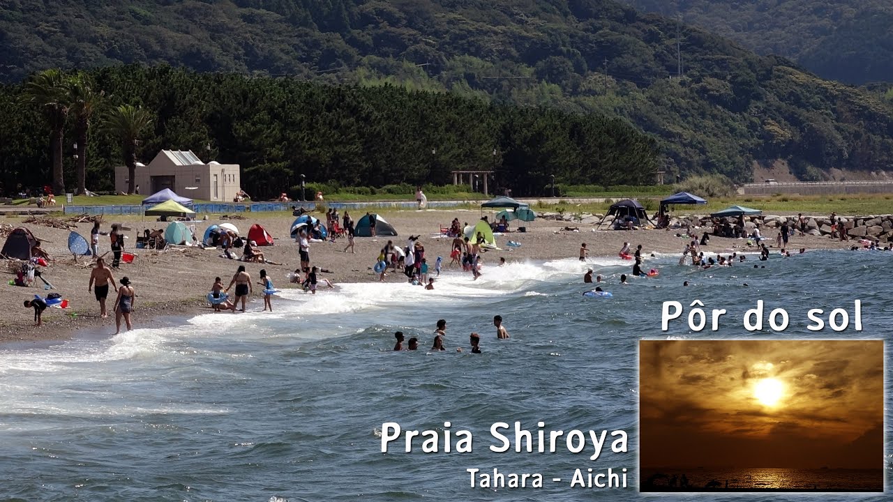Praia Shiroya da cidade de Tahara - YouTube