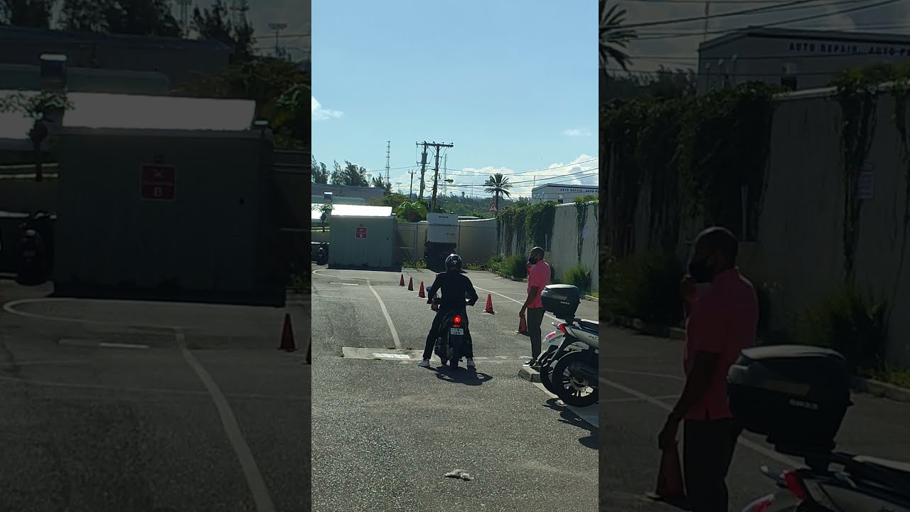 Bermuda Riding Test - Motorbike Driver's License ( TCD ) - YouTube