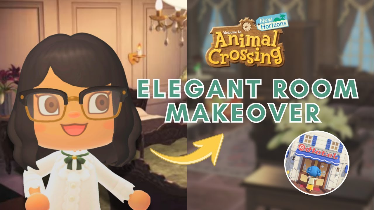 Hotel Makeover Part 2: Elegant Room 🎩 Animal Crossing New Horizons ...