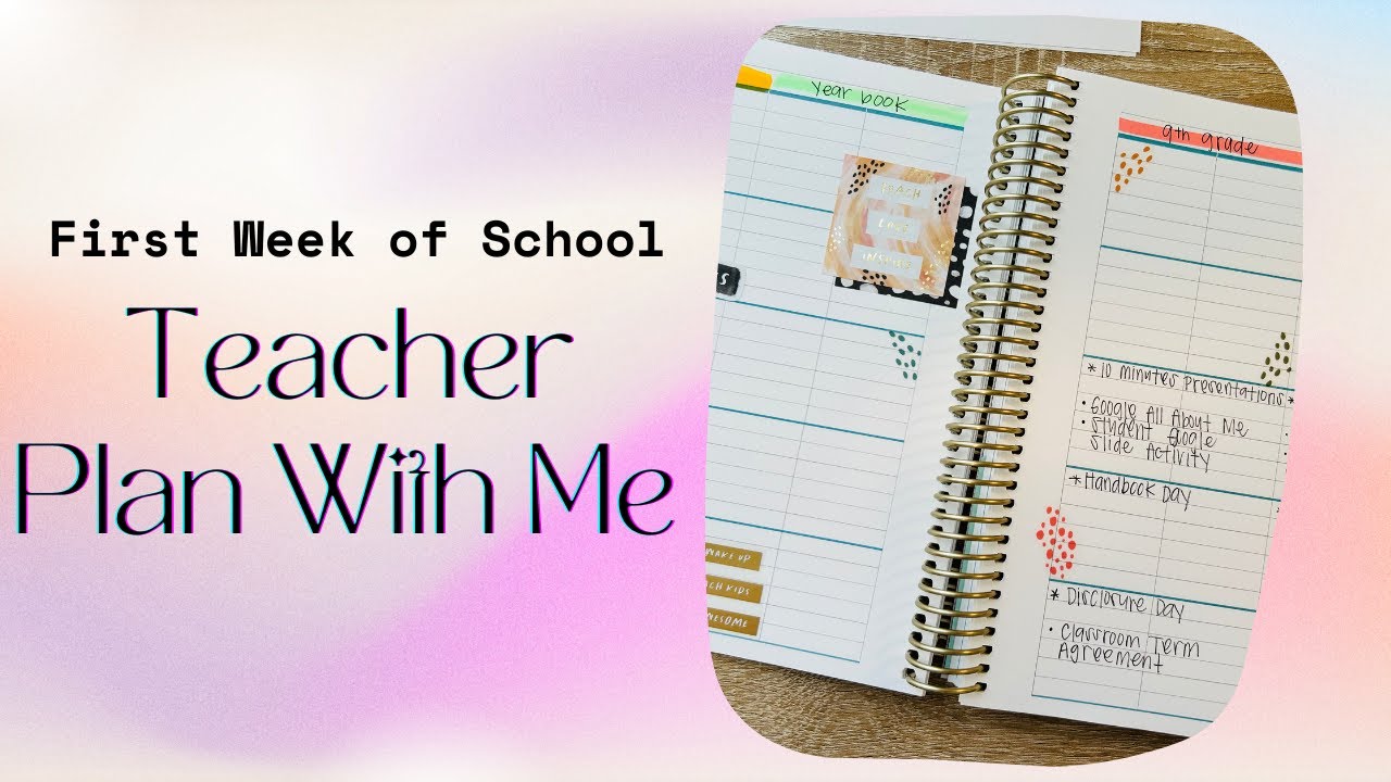 Plum Paper Teacher Lesson Plan With Me - YouTube