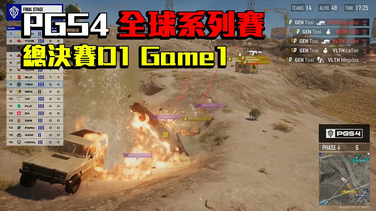 【PGS4總決賽G1】沒想到遊戲已經7年了 還可以看到多名老將在場上 台港澳的新星在哪裡啊啊啊啊- Game1 - YouTube