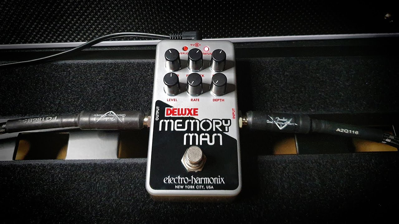 EHX Nano Deluxe Memory Man - Demo - YouTube