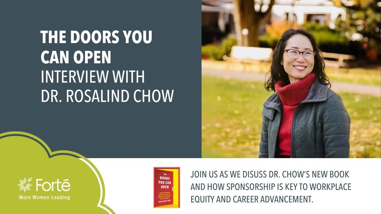 The Doors You Can Open - Interview With Dr. Rosalind Chow [Livestream] - YouTube